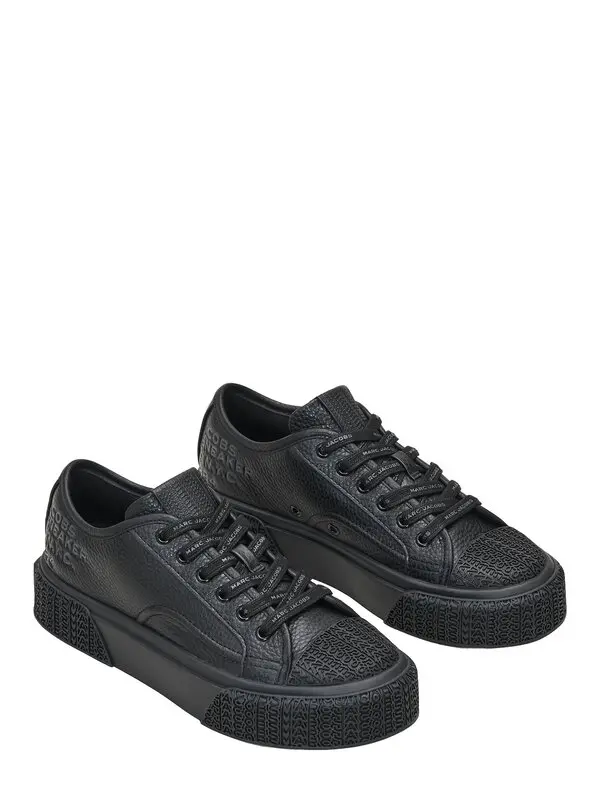 Marc Jacobs The Leather Sneaker - Black