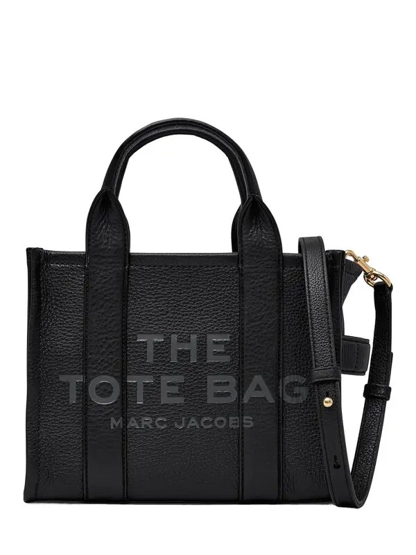 Marc Jacobs The Leather Small Tote Bag - Black