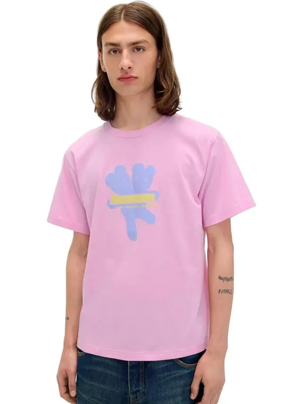 Marc Jacobs Heaven Logo T-shirt In Size - Pink