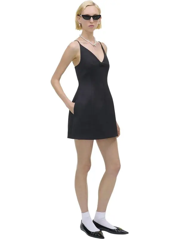 Marc Jacobs Satin Bow Dress - Black