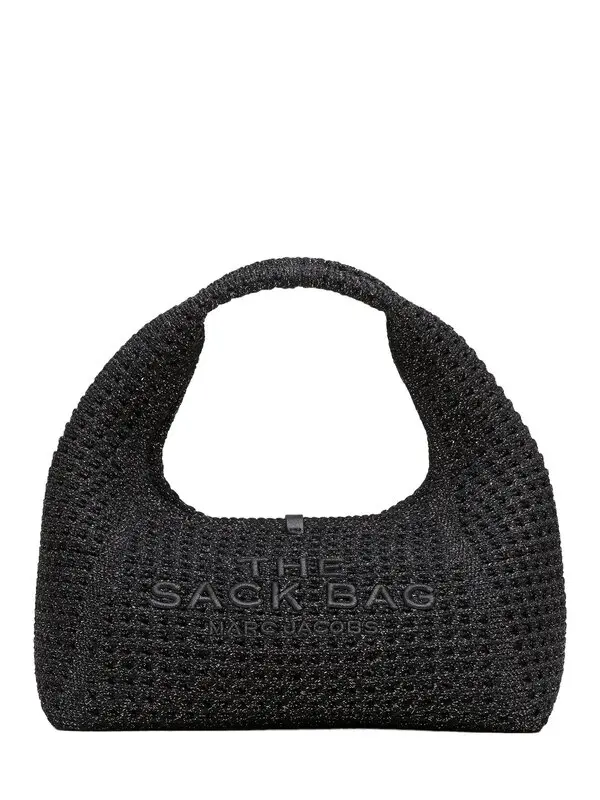 Marc Jacobs The Crochet Mini Sack Bag - Onyx