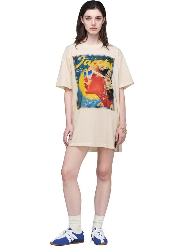 Marc Jacobs Sun Poster Big Tee - White Multi