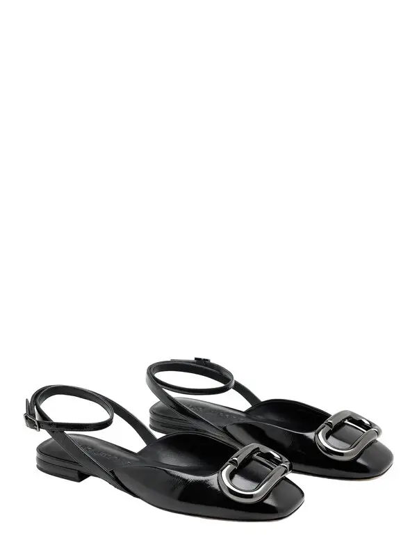 Marc Jacobs The Pop J Marc Sandal - Black