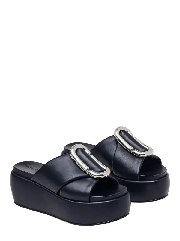Marc Jacobs The Pop J Marc Platform Sandal - Black