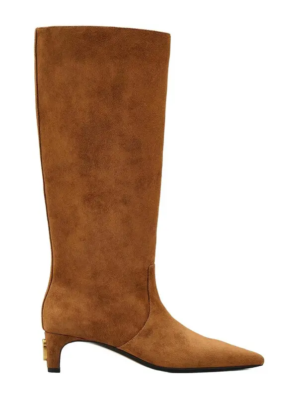 Marc Jacobs The Suede Mel Boots - Copper