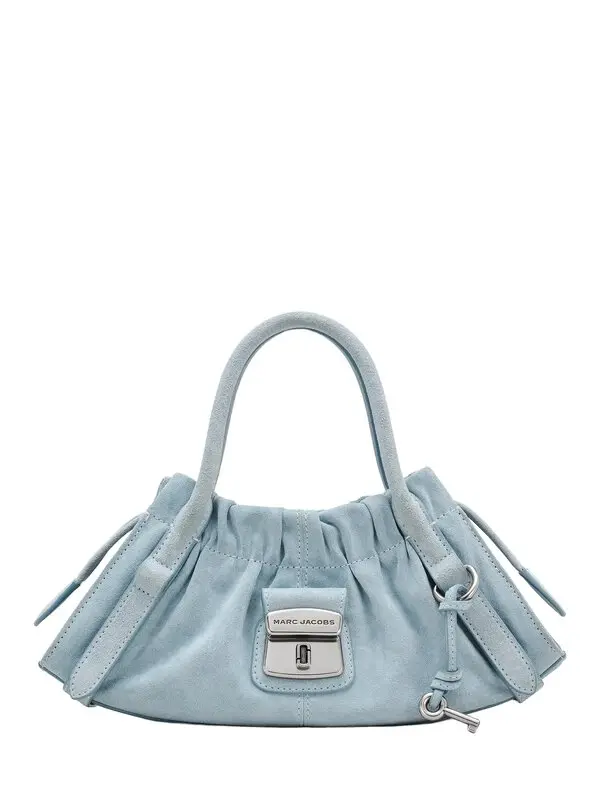 Marc Jacobs Suede Cristina Small Satchel Bag - Blue Mist