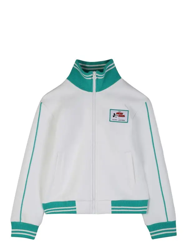 Marc Jacobs Disney Collaboration Double Jersey Zip-up Track Jacket - Ivory