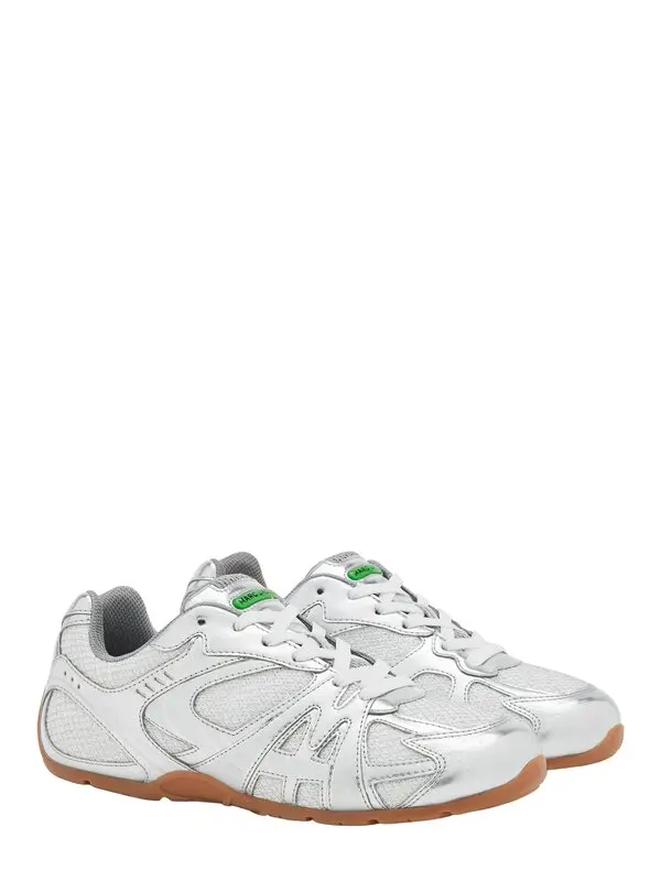 Marc Jacobs Metallic Spring Sneaker - Silver