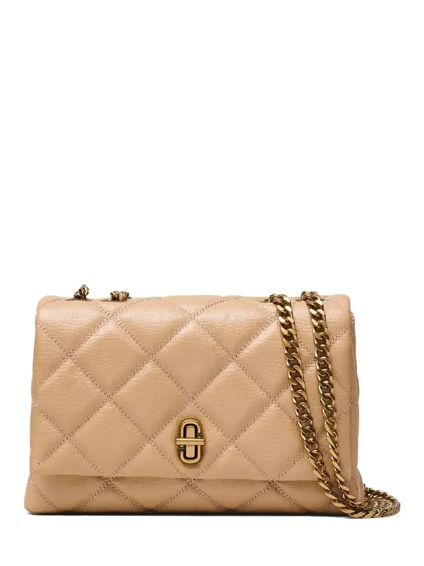 Marc Jacobs Quilted Slim Dual Convertible Shoulder Bag - Camel