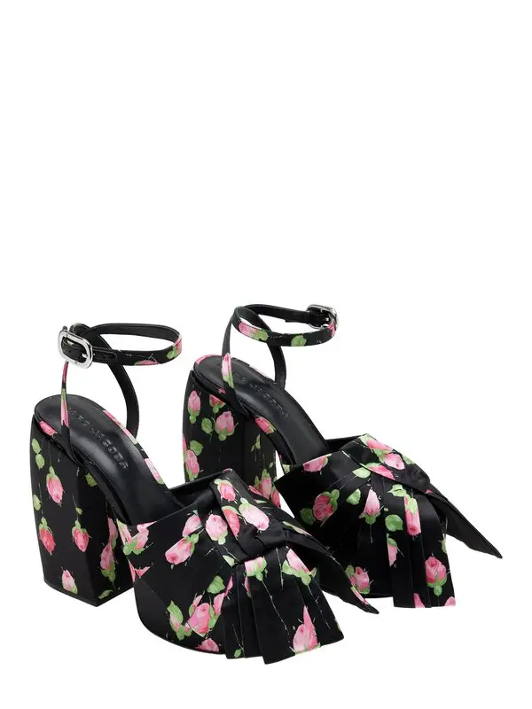 Marc Jacobs The Bow Platform Heel - Black Multi