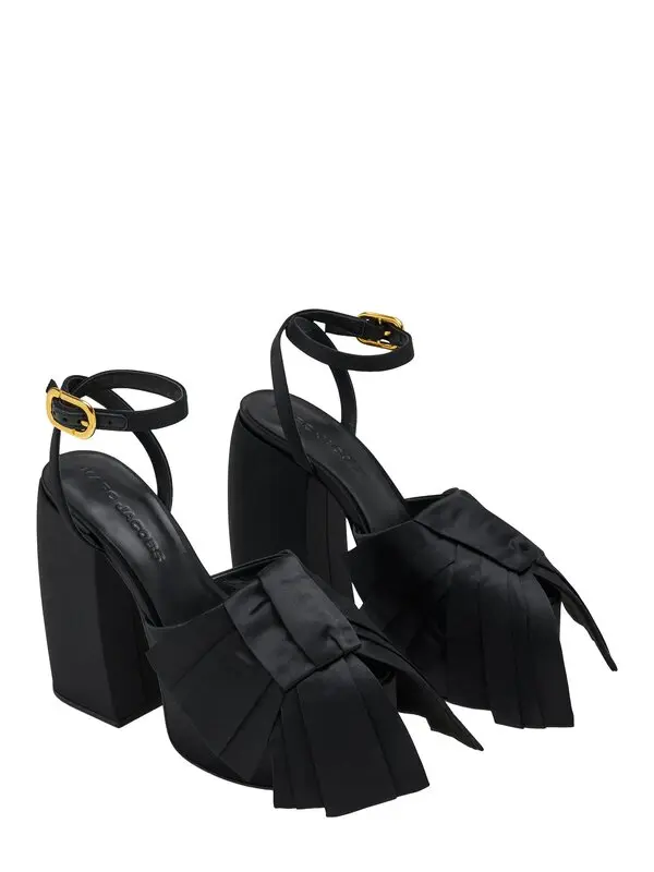 Marc Jacobs The Bow Platform Heel - Black