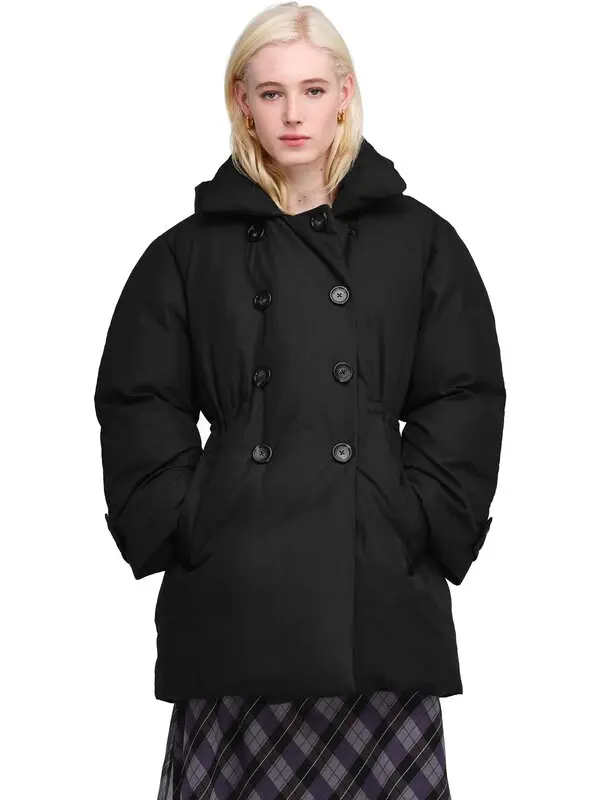 Marc Jacobs Puffer Peacoat - Black