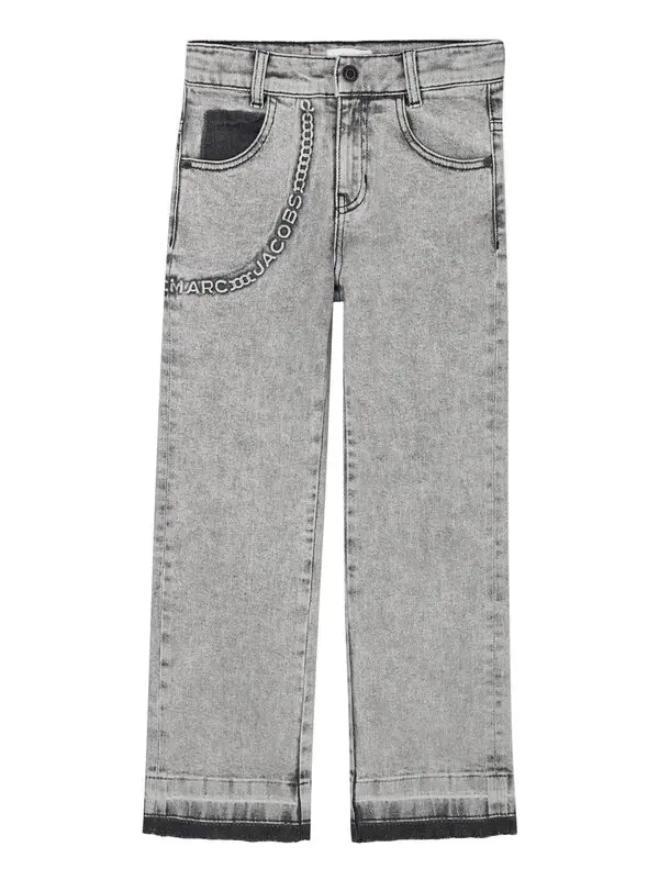 Marc Jacobs The Trompe L'oeil Chain Jeans - Black
