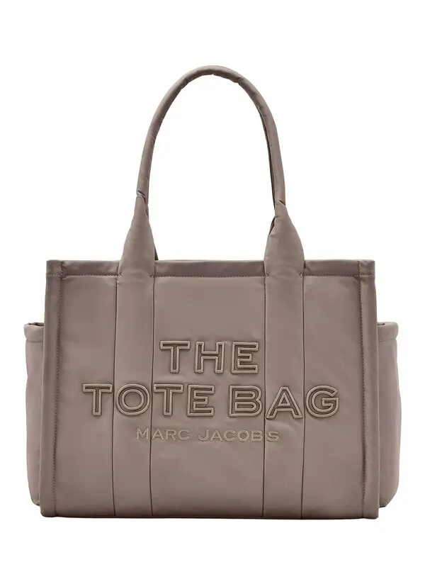 Marc Jacobs The Puffy Nylon Large Tote Bag - Cement