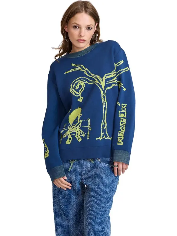 Marc Jacobs Anything You Want" Sweater - Blue Multi
