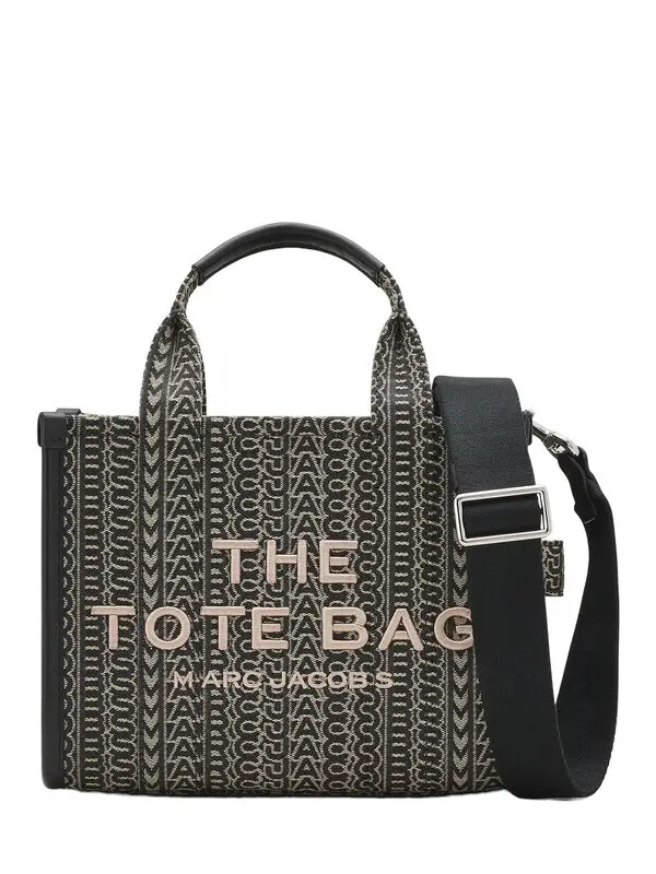 Marc Jacobs The Monogram Jacquard Small Tote Bag - Beige Multi