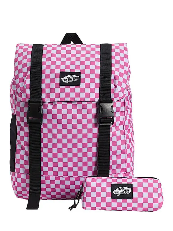 VANS Utility Checkerboard Backpack 'fizz - Pink