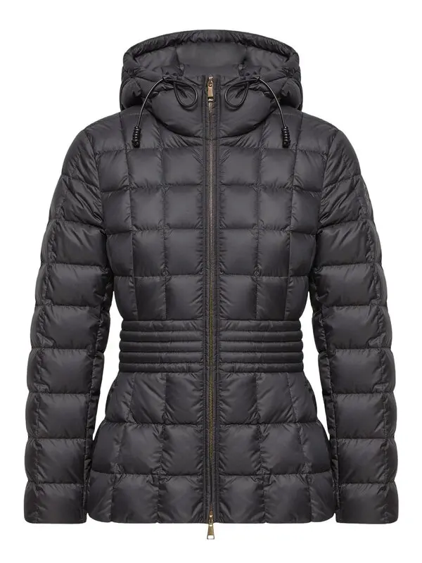 Moncler Engoulevent Short Down Jacket With Hood - Black