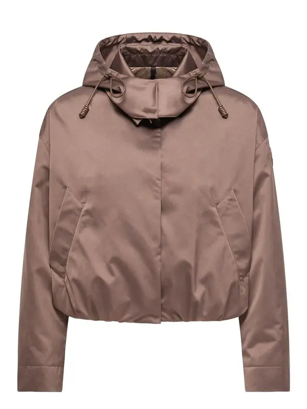 Moncler Chevreuil Duchess Short Down Jacket - Brown
