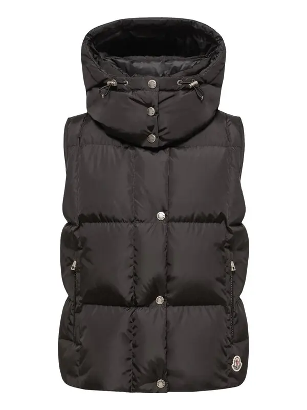 Moncler Macareux Down Vest - Black