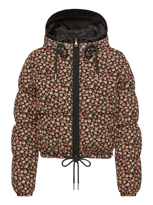 Moncler Becfigue Hooded Down Jacket - Black