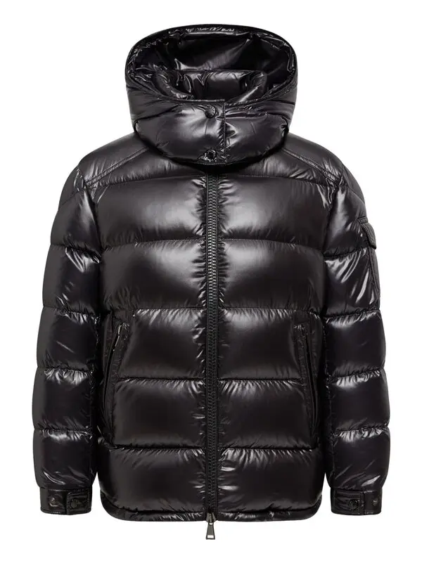 Moncler Maire Hooded Short Down Jacket - Black