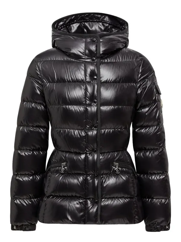 Moncler Barante Hooded Short Down Jacket - Black