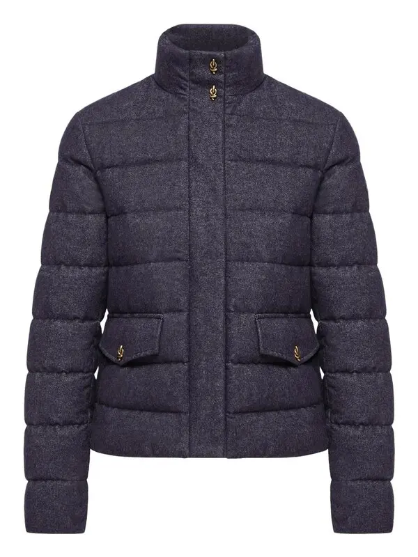 Moncler Bessettez Cotton Short Down Jacket - Blue