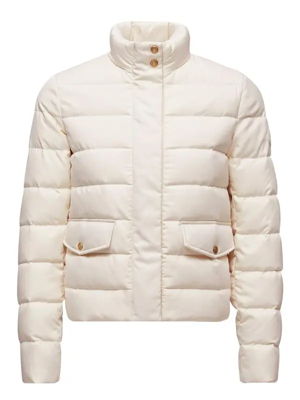 Moncler Bessettes Short Down Jacket - White