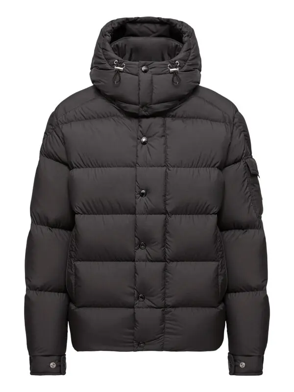 Moncler Maya Hooded Short Down Jacket - Black