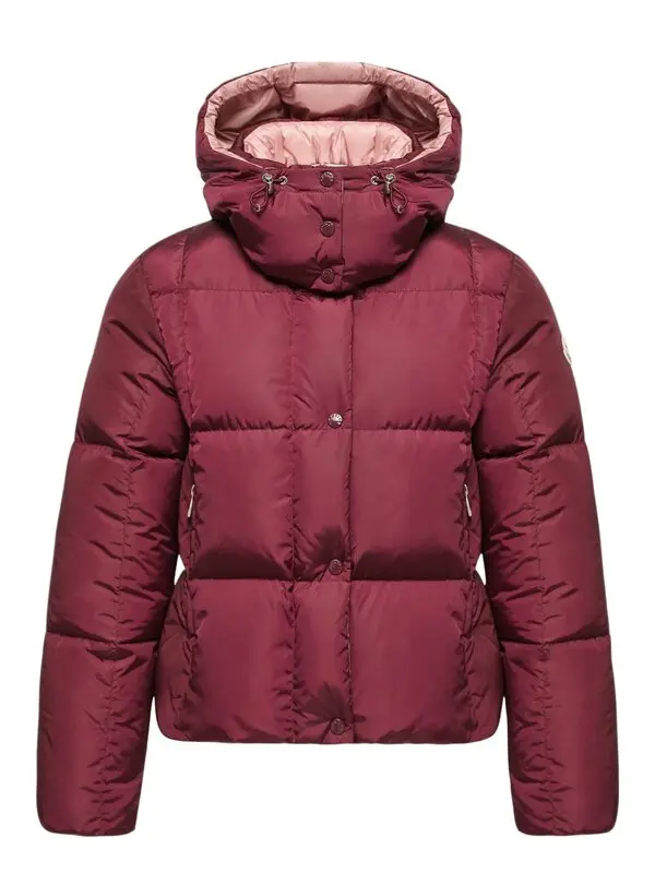 Moncler Castlenew Hooded Down Jacket - Red
