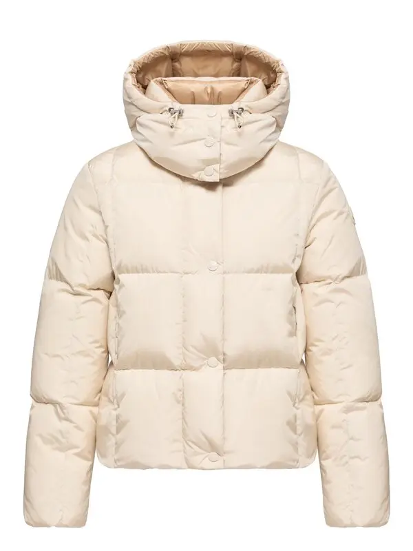 Moncler Castlenew Hooded Down Jacket - White