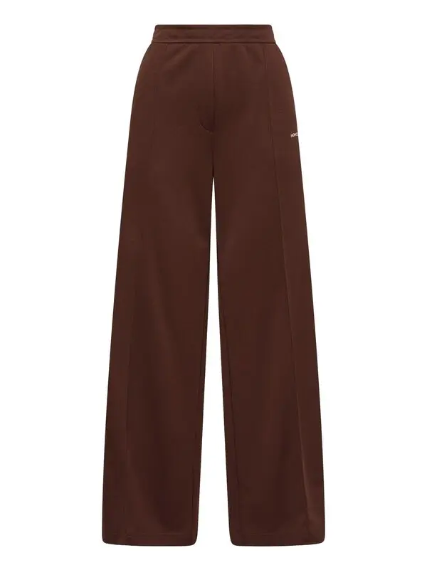 Moncler Tailored Logo Sweatpants - Brown