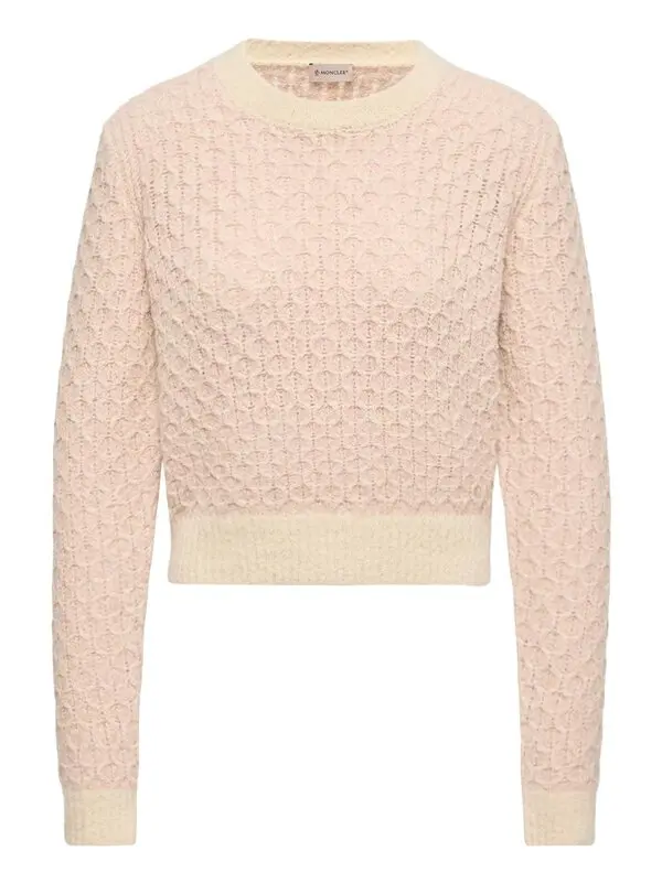 Moncler Wool Blend Sweater - Pink
