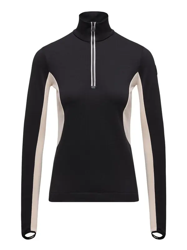 Moncler Polartec® Half-zip Technical Base Layer - Black