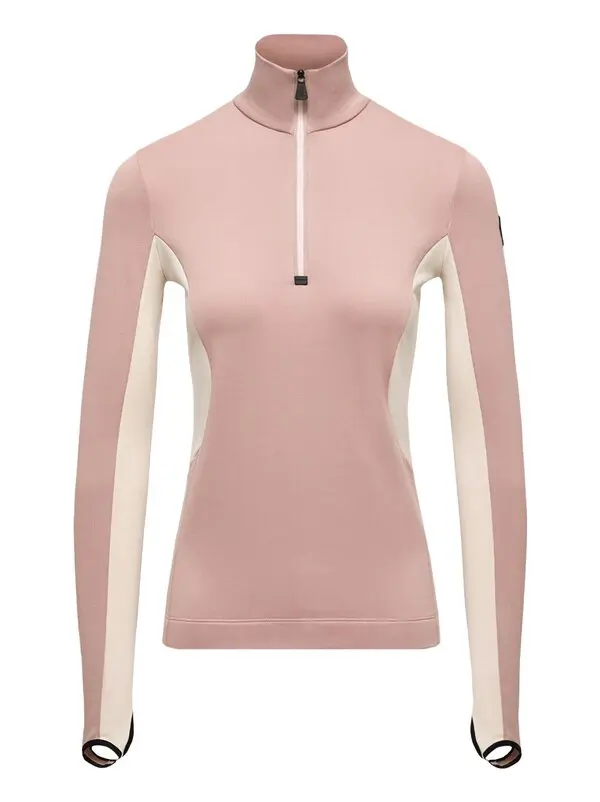Moncler Polartec® Half-zip Technical Base Layer - Pink