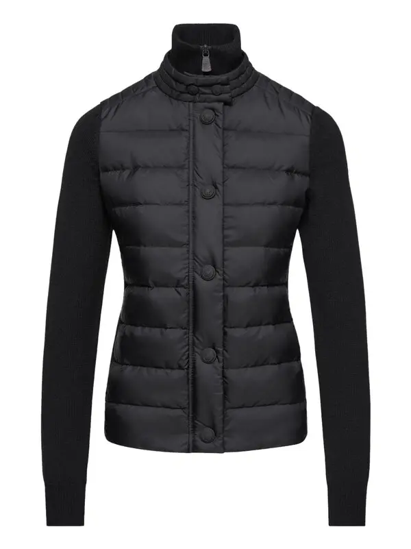 Moncler Down-filled Cardigan - Black