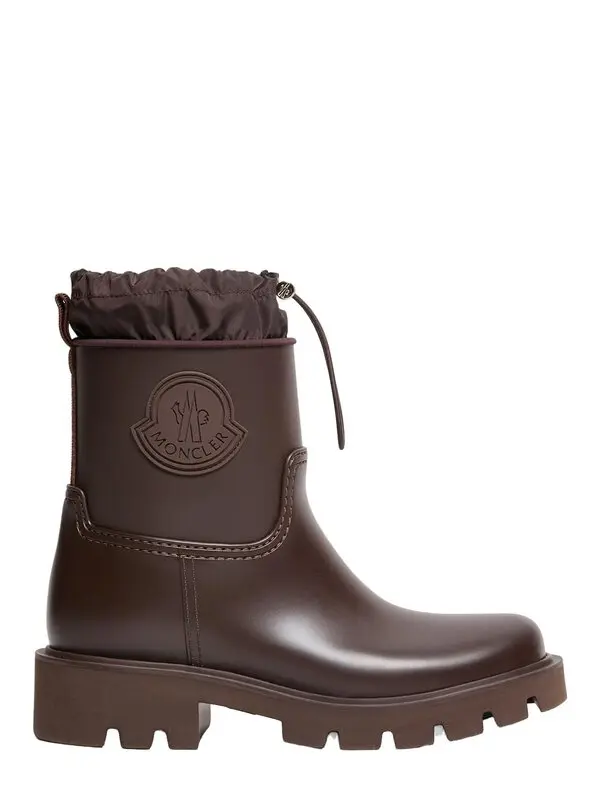 Moncler Kickstream Rain Boots - Brown