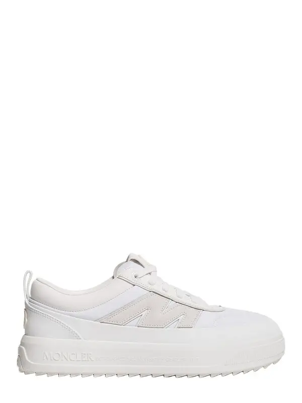 Moncler Altive Nubuck & Suede Sneakers - White