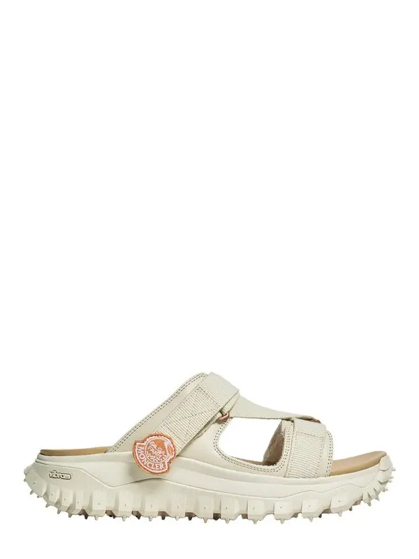 MONCLER X GILGA FARM DESIGNED BY DONALD GLOVER X Gilga Farm Donald Glover Trailgrip Vela Leather Sandals - White