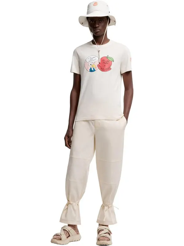 MONCLER X GILGA FARM DESIGNED BY DONALD GLOVER X Gilga Farm Donald Glover Cotton T-shirt - White