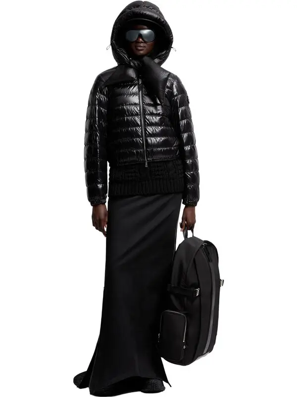 MONCLER X EDWARD ENNINFUL Knut Short Down Jacket - Black