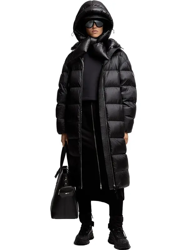 MONCLER X EDWARD ENNINFUL Thiol Long Down Jacket - Black