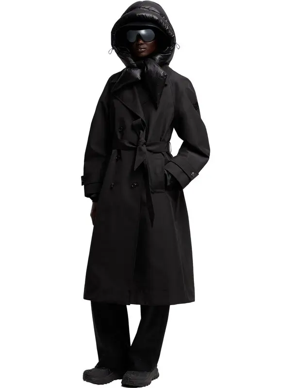 MONCLER X EDWARD ENNINFUL Zake Trench Coat - Black