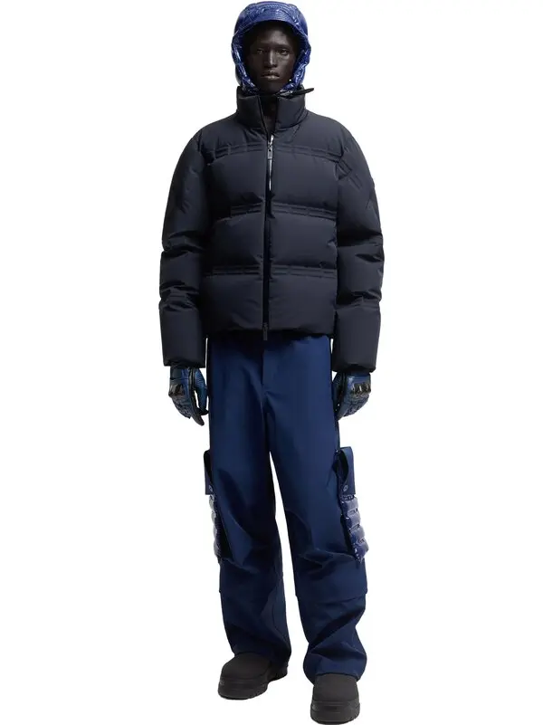 MONCLER X A$AP ROCKY Rally Short Down Jacket - Blue