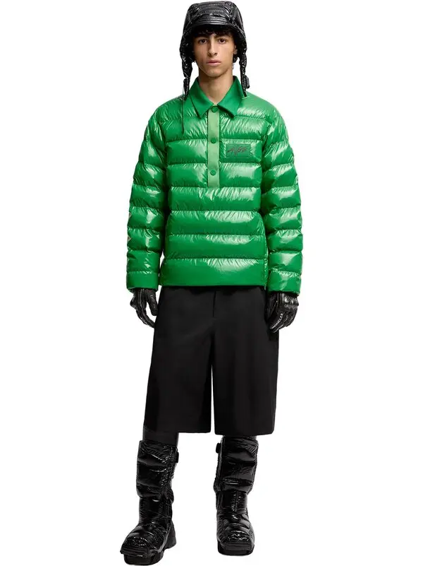 MONCLER X A$AP ROCKY Vardar Down Polo Shirt Jacket - Green