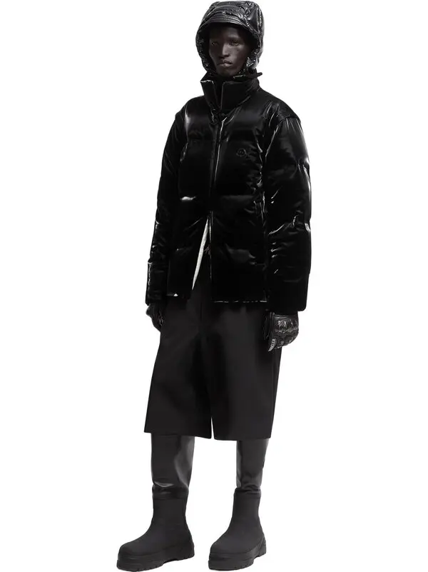 MONCLER X A$AP ROCKY Logo Print Shorts - Black