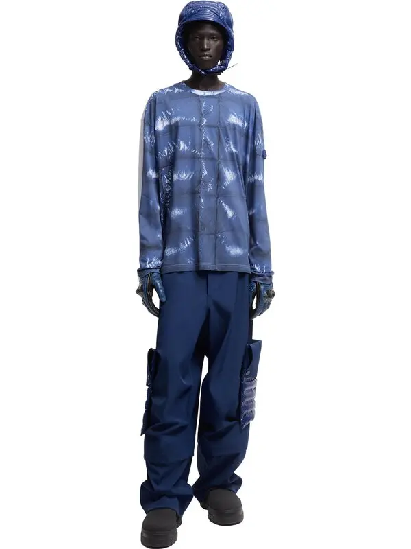MONCLER X A$AP ROCKY Cotton Long Sleeve T-shirt - Blue