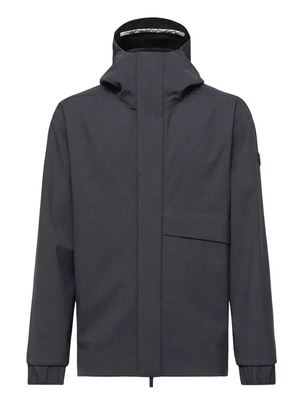 Moncler Sillon Hooded Jacket - Grey