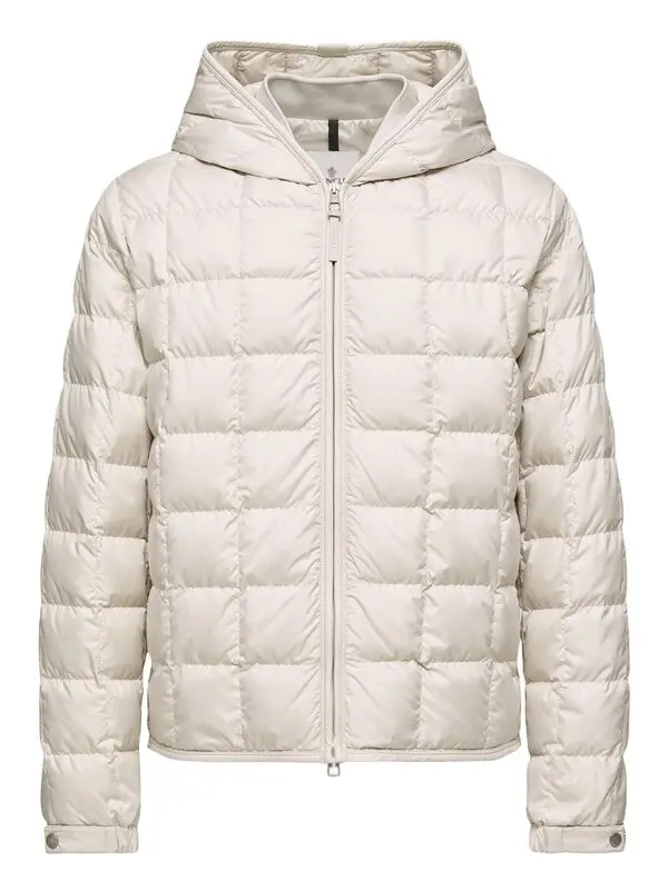 Moncler Hooded Down Jacket - Beige